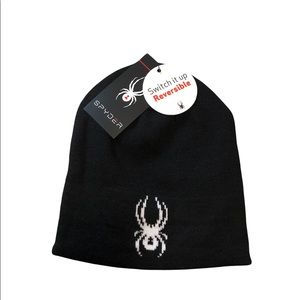 Spyder | Accessories | Spyder Web Logo Reversible Beanie | Poshmark